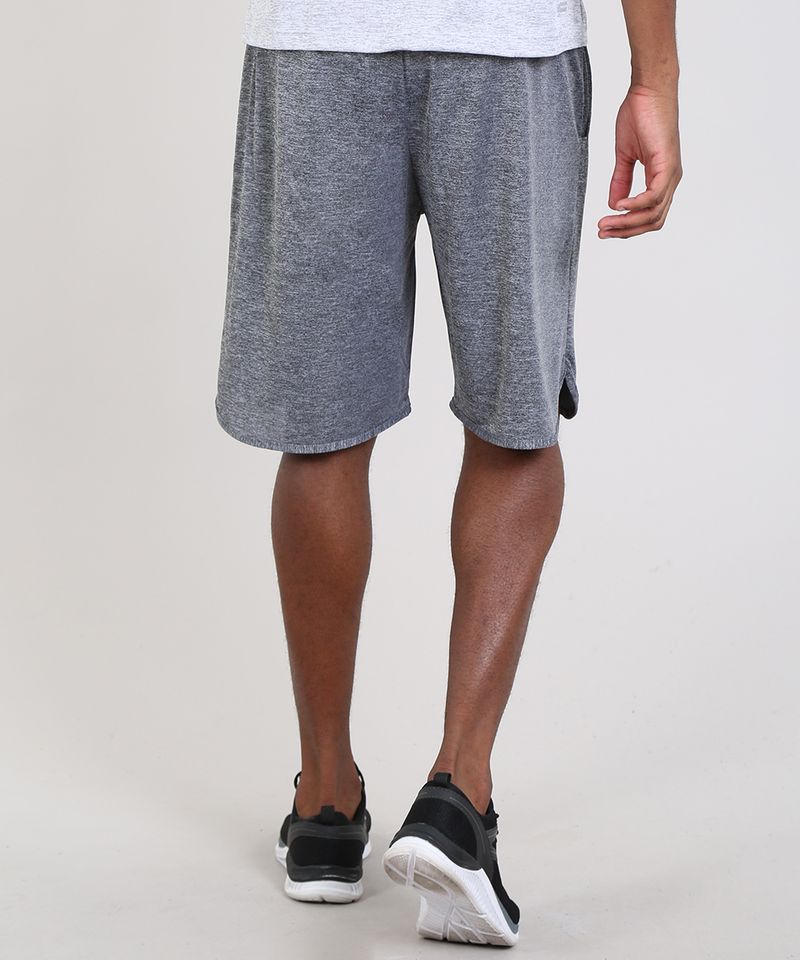 Bermuda Masculina Esportiva Ace com Bolso Cinza - C&A