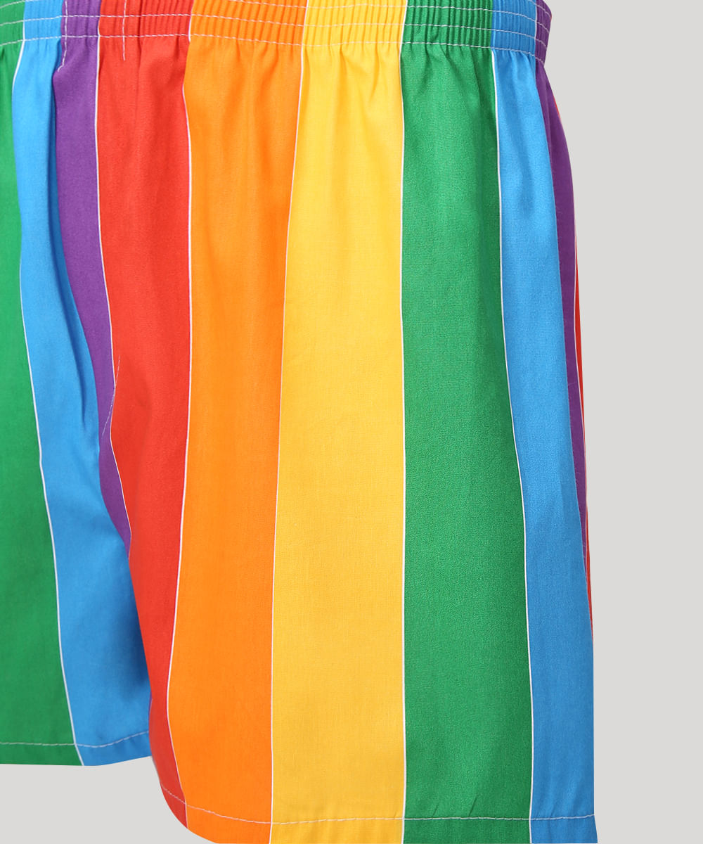 Samba Canção Listrada Pride Listrada Multicor - C&A