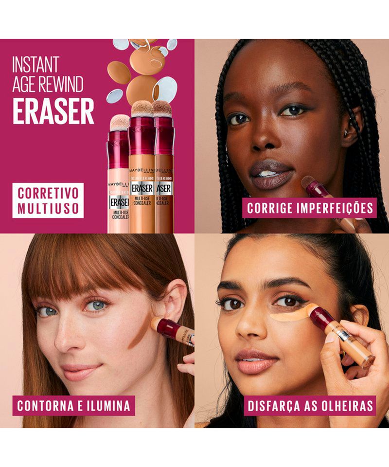corretivo-liquido-maybelline-eraser-instant-age-rewind-100-ivory-unico ...