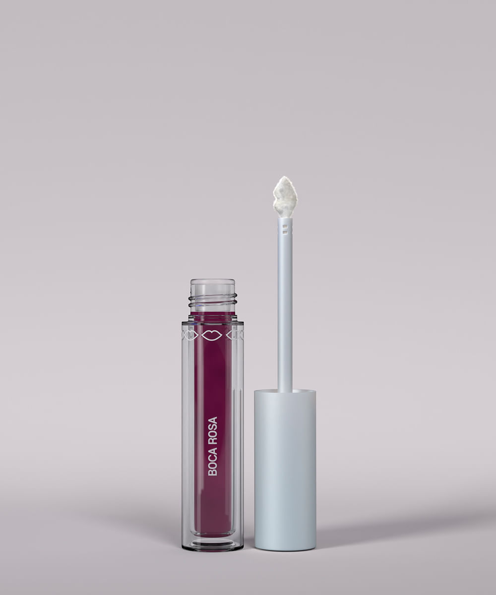 gloss boca rosa hidra lábios púrpura translúcido