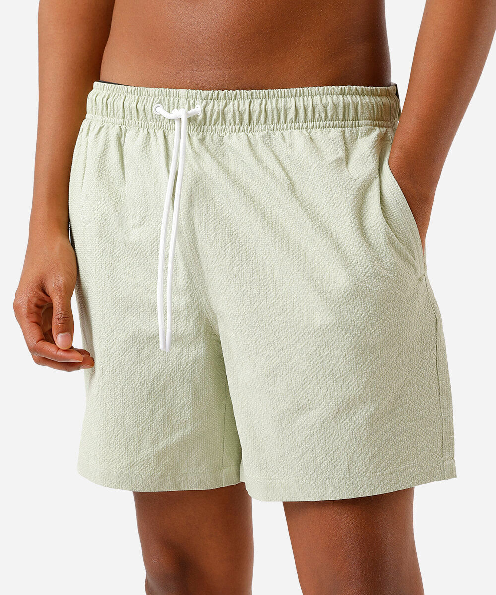 short reto masculino texturizado verde