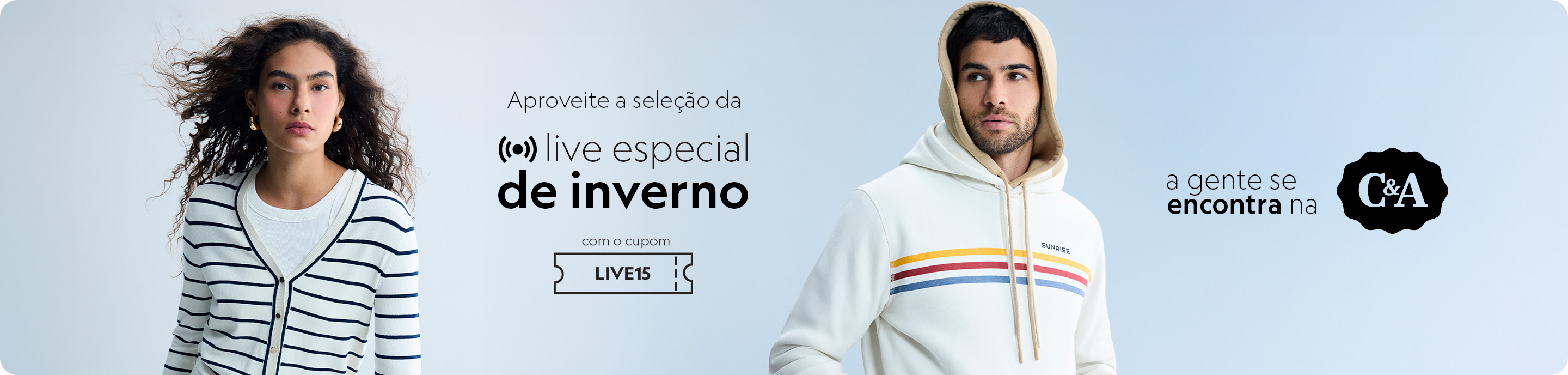 Live de inverno dia 29/05 às 19h